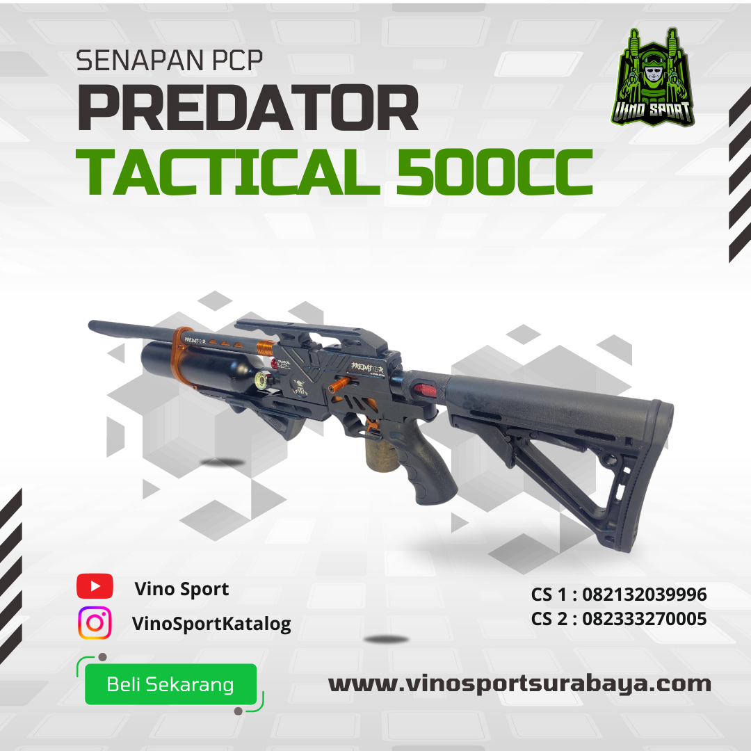PREDATOR TACTIKAL 500CC | Vino Sport Surabaya