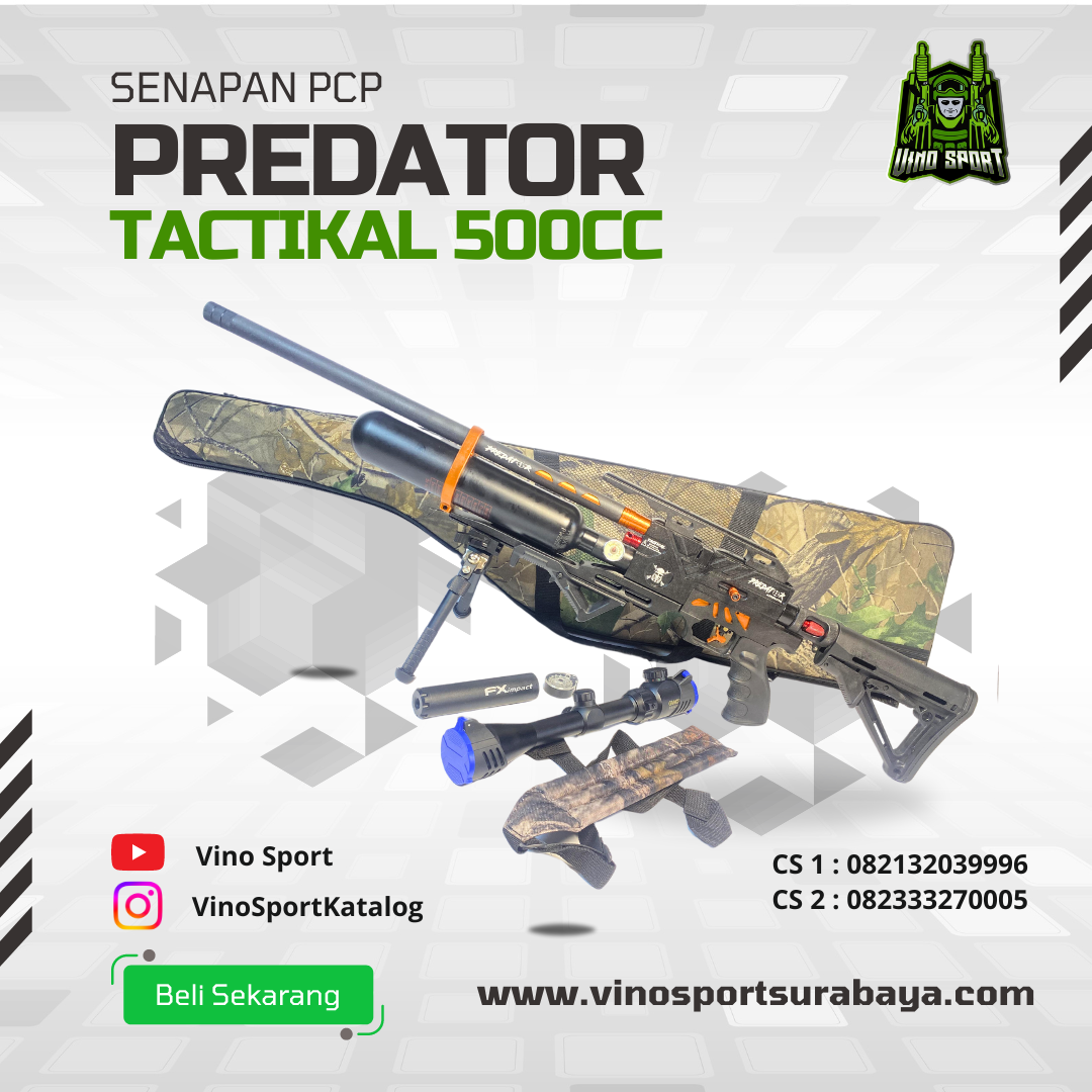 PREDATOR TACTIKAL 500CC | Vino Sport Surabaya